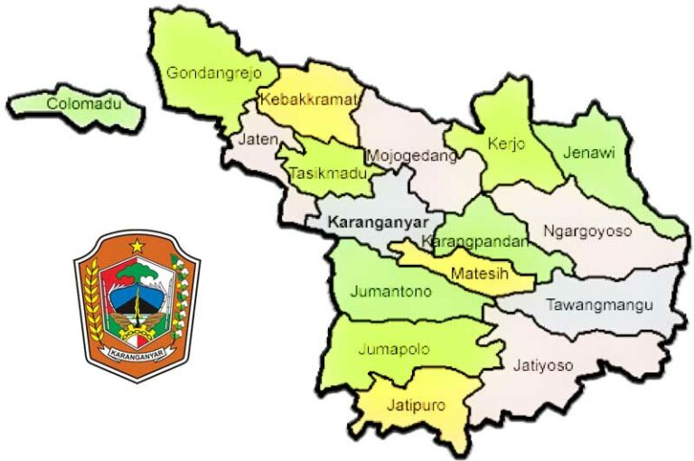 Daftar Kecamatan, Desa/Kelurahan, dan Kode Pos Karanganyar - priamales.com